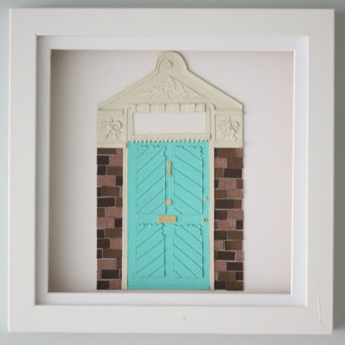 How to Make a Paper Cut Front Door Box Frame | Hobbycraft