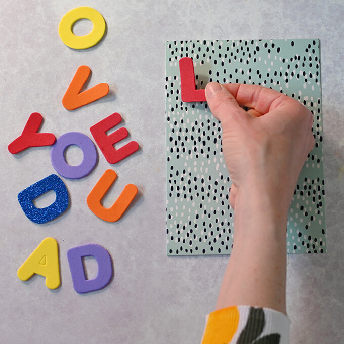 How to Make a Father's Day Sticker Card | Hobbycraft