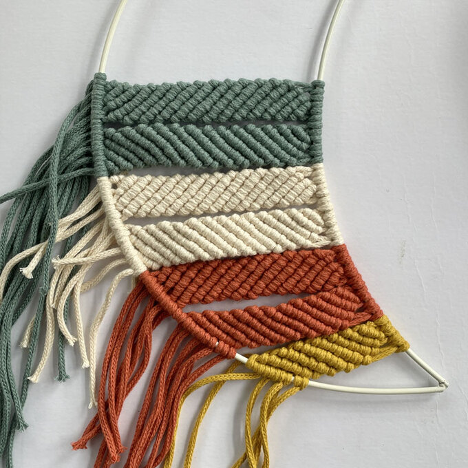 How to Make a Macrame Frame Wall Hanging | Hobbycraft