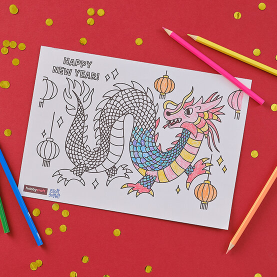 6 FREE Lunar New Year Colouring Downloads | Hobbycraft