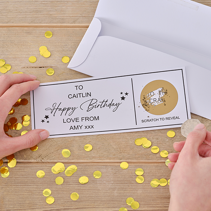 Silhouette: How to Make a Scratch Card & Envelope | Hobbycraft