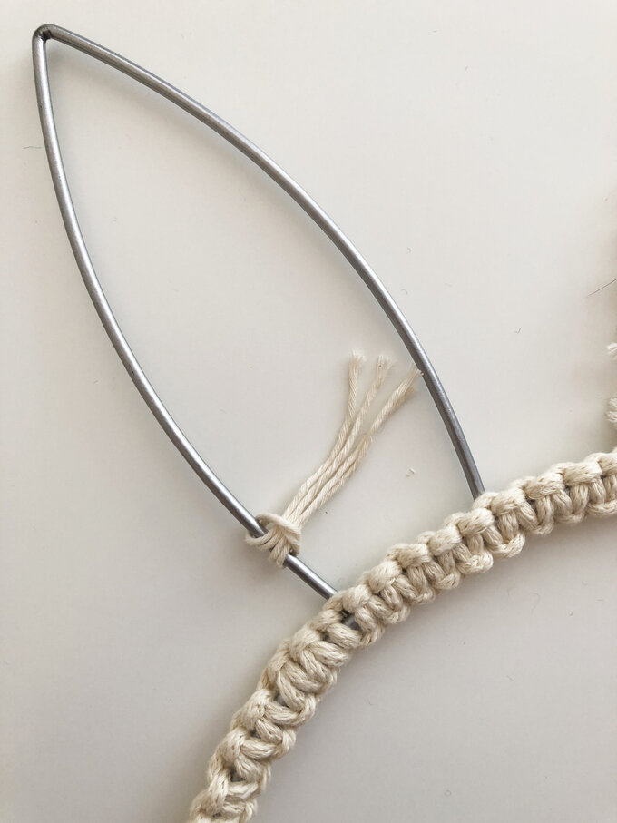 How to Make a Macrame Bunny Wreath | Hobbycraft