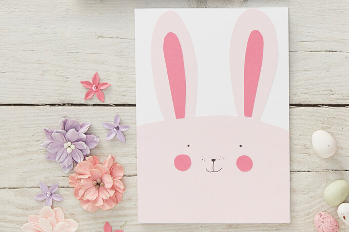 How to Make an Easy Bunny Card | Hobbycraft