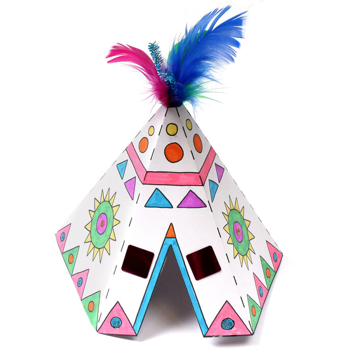 How to Make a Papercraft Tee Pee | Hobbycraft