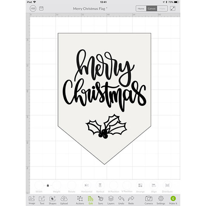 Cricut: How to Make a Merry Christmas Pennant Flag | Hobbycraft