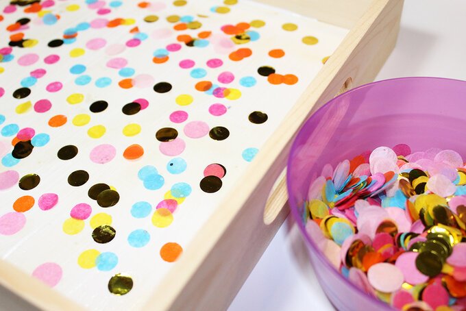 How to Make a Confetti Tray | Hobbycraft