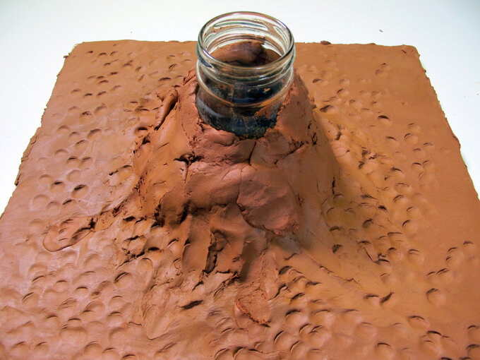 How to Make a Clay Volcano | Hobbycraft