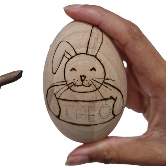 How to Make Pyrography Easter Eggs | Hobbycraft