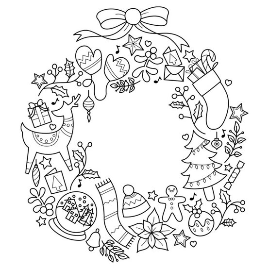 printable christmas colouring