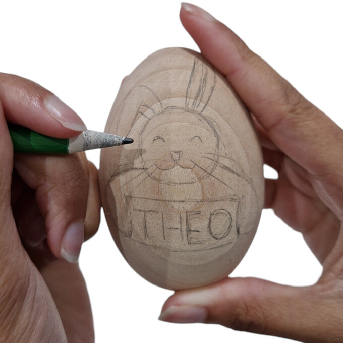 How to Make Pyrography Easter Eggs | Hobbycraft