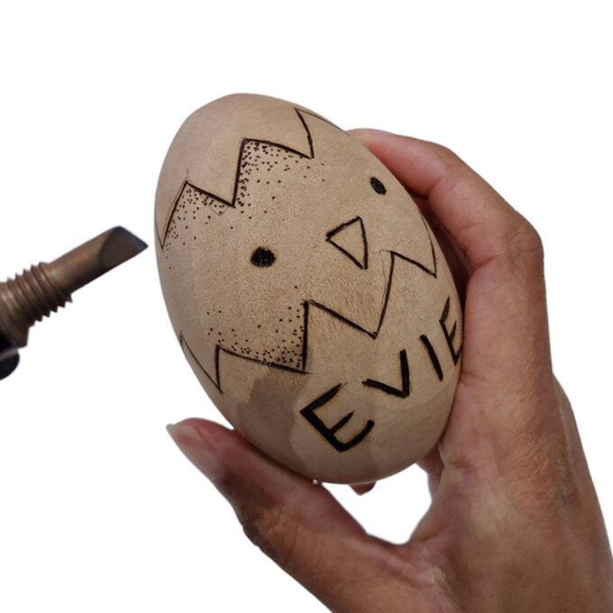 How to Make Pyrography Easter Eggs | Hobbycraft