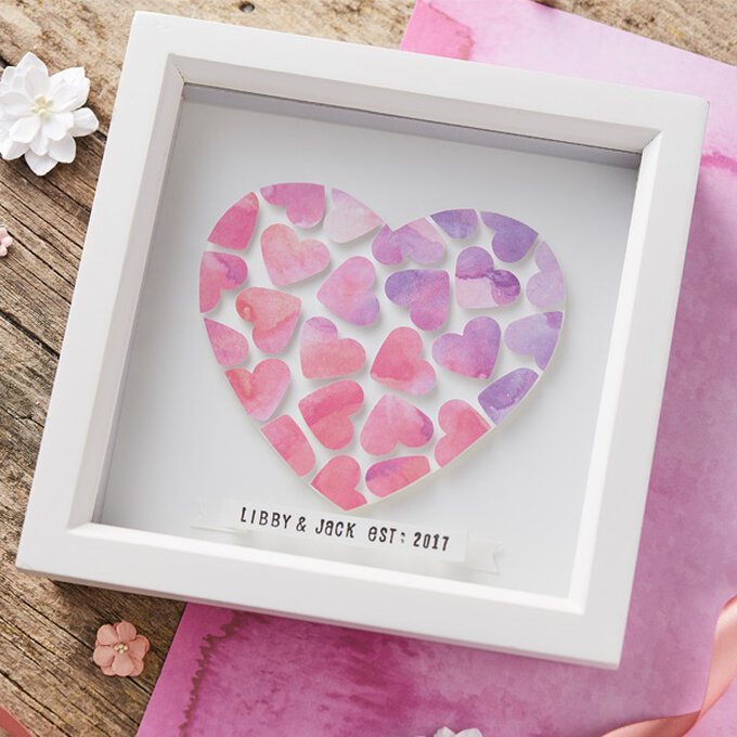 How to Make a Paper Heart Box Frame | Hobbycraft