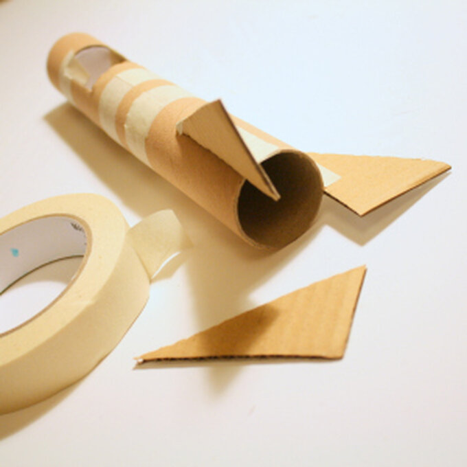 How to Make a Cardboard Tube Rocket Ship | Hobbycraft