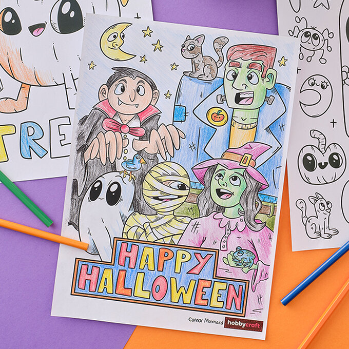 halloween coloring pages uk