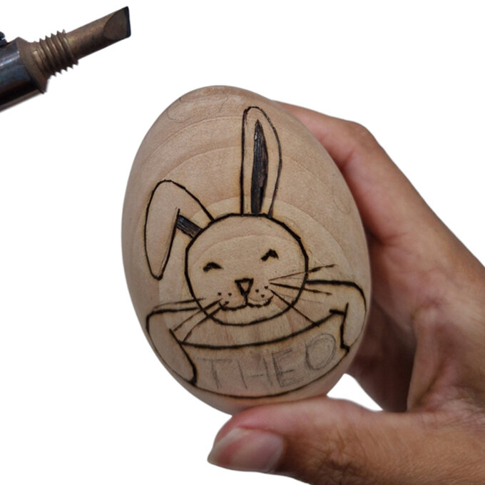 How to Make Pyrography Easter Eggs | Hobbycraft