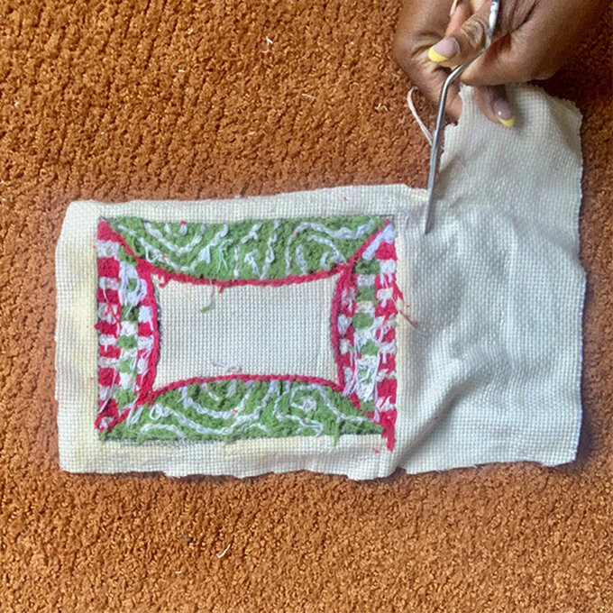 How to Make a Punch Needle Mirror | Hobbycraft