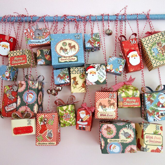 How to Make a Box Advent Calendar | Hobbycraft