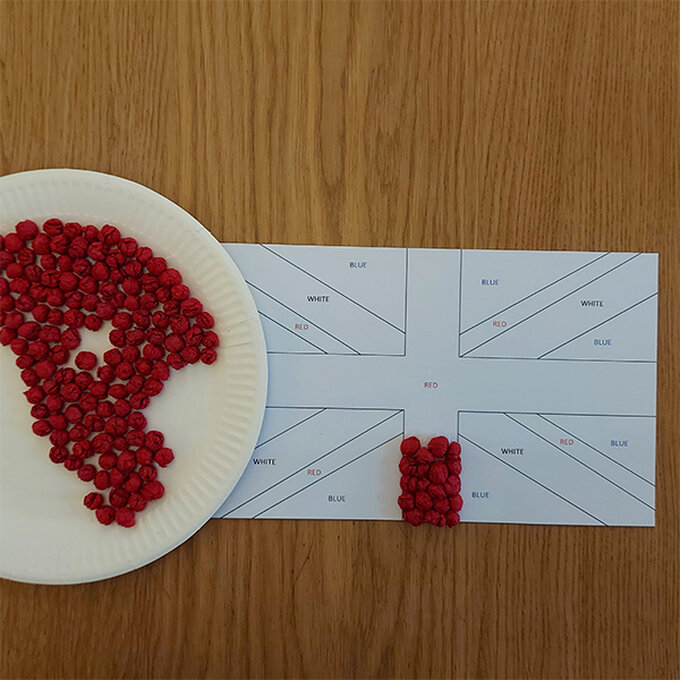 How to Make a Union Flag with Tissue Paper | Hobbycraft