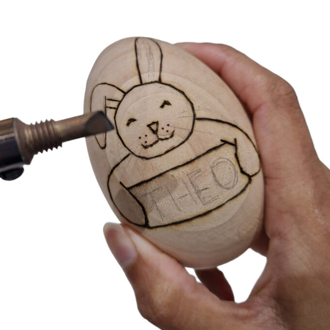 How to Make Pyrography Easter Eggs | Hobbycraft
