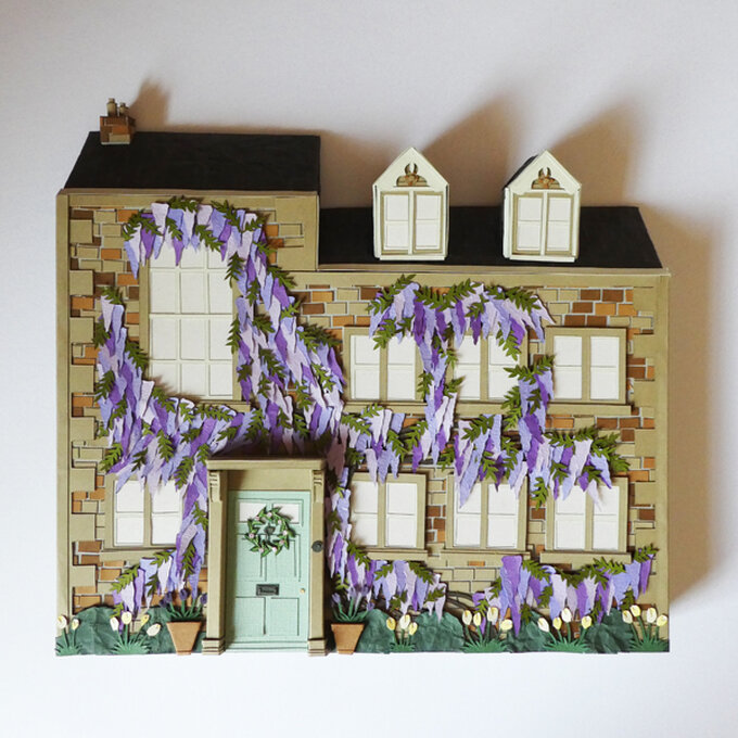 How to Make a Framed Paper Cut House | Hobbycraft