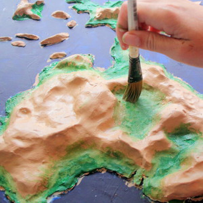 How to Make a 3D Continent Map of Australia | Hobbycraft