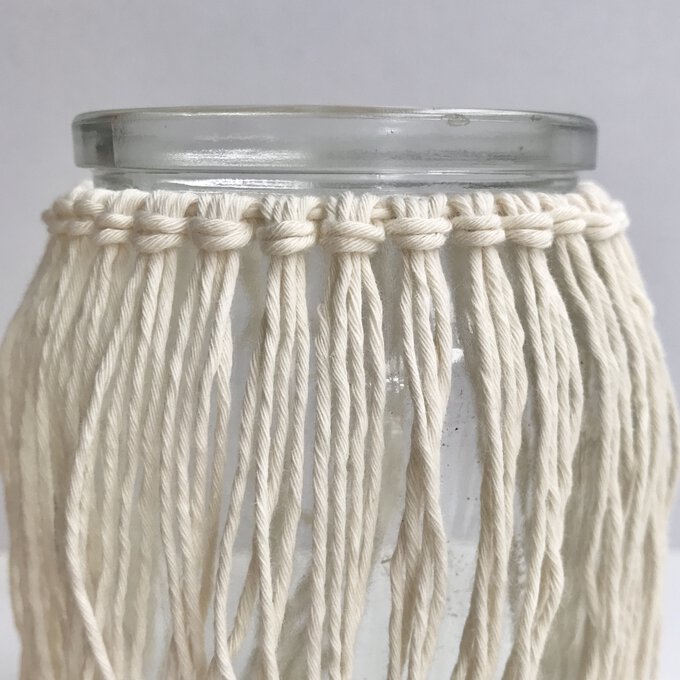 How to Make a Macrame Jar Cover | Hobbycraft