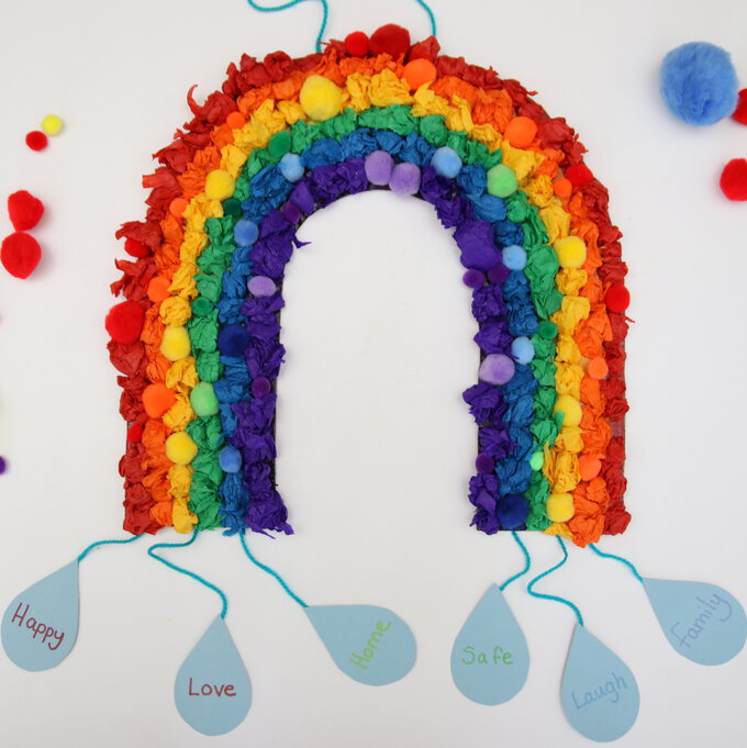 How to Make a Rainbow Collage | Hobbycraft