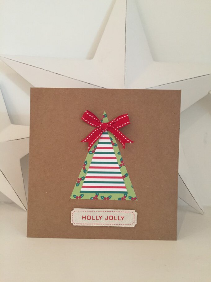 How to Make a Layered Tree Christmas Card | Hobbycraft