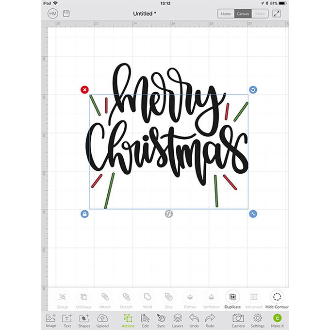 Cricut: How to Make a Merry Christmas Pennant Flag | Hobbycraft