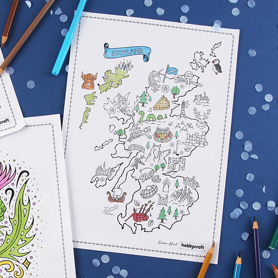 scotland coloring pages free
