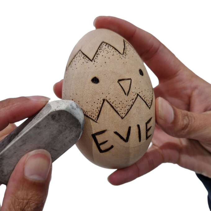 How to Make Pyrography Easter Eggs | Hobbycraft