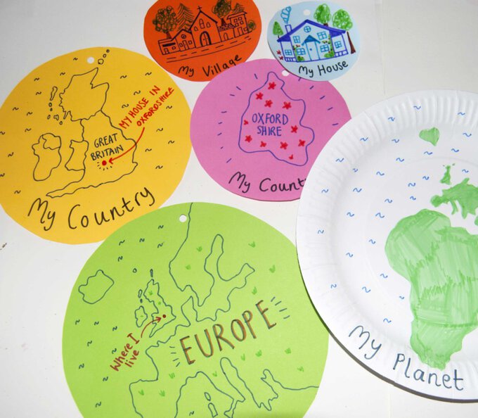 How to Make a Where I Live Diagram | Hobbycraft