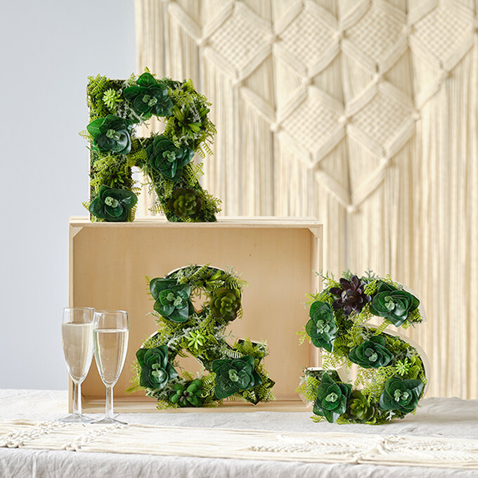 How to Make Floral Fillable Letters | Hobbycraft