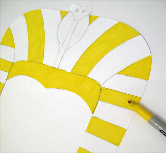 pharaoh mask template