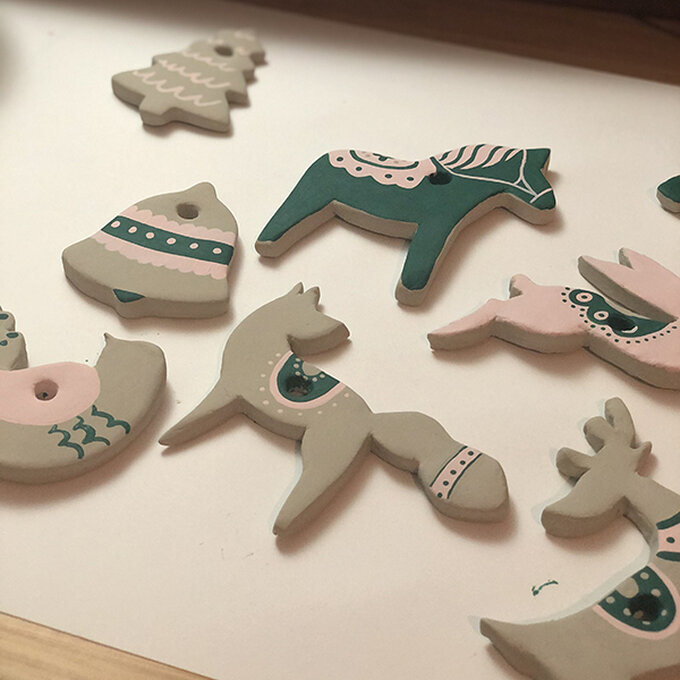 How to Make Clay Christmas Decorations | Hobbycraft