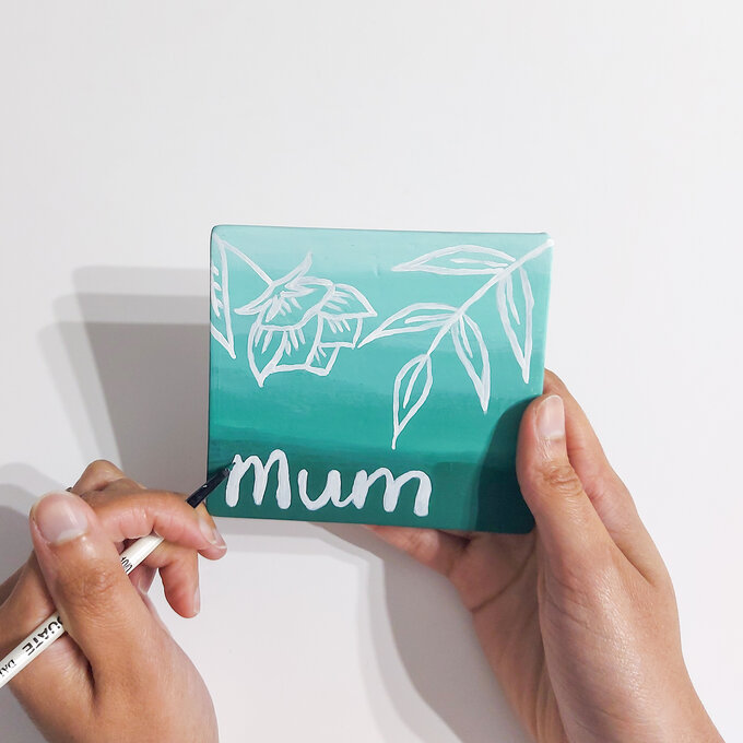 How to Decorate a Ceramic Coaster | Hobbycraft