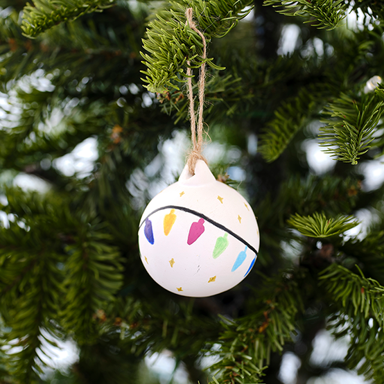 decorating a bauble