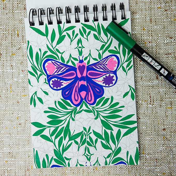 How to Create a Vibrant Repeat Pattern with POSCA | Hobbycraft