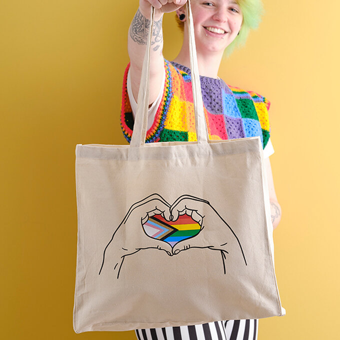 How to Personalise a Tote Bag for Pride | Hobbycraft