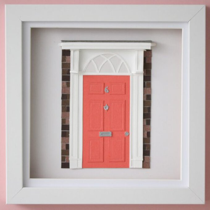 How to Make a Paper Cut Front Door Box Frame | Hobbycraft