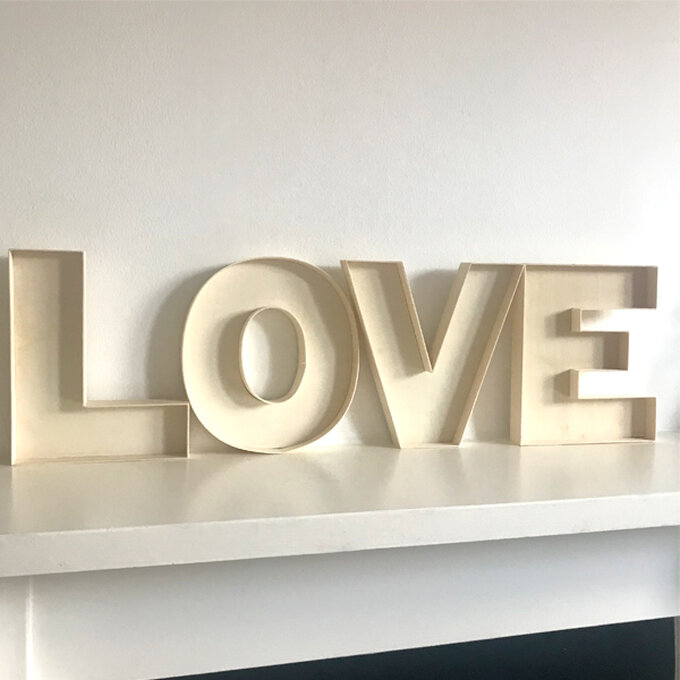 How to Make Floral Fillable LOVE Letters | Hobbycraft