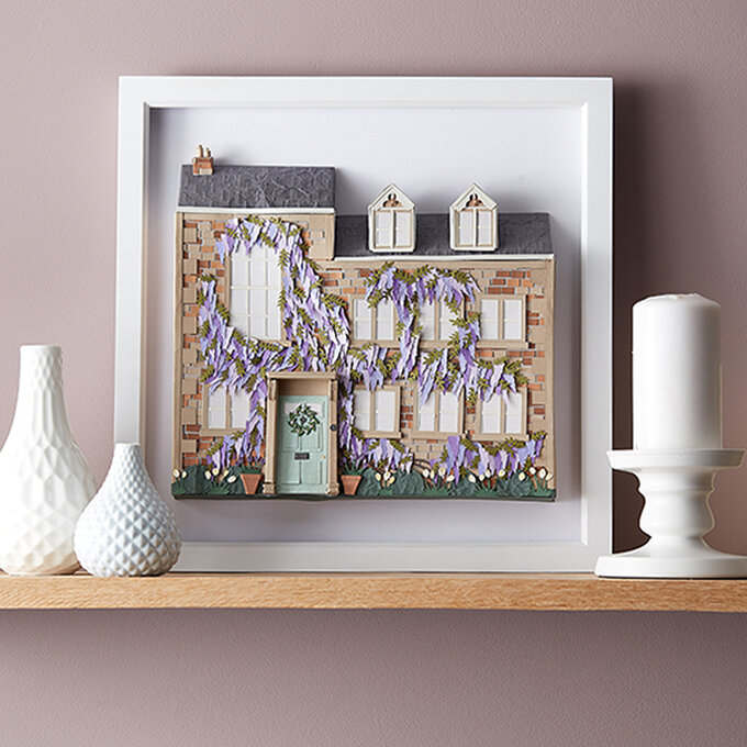 How to Make a Framed Paper Cut House | Hobbycraft