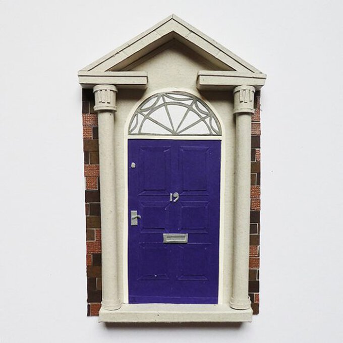How to Make a Paper Cut Front Door Box Frame | Hobbycraft