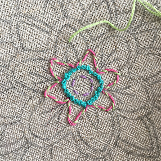 How to Sew an Embroidered Mandala | Hobbycraft