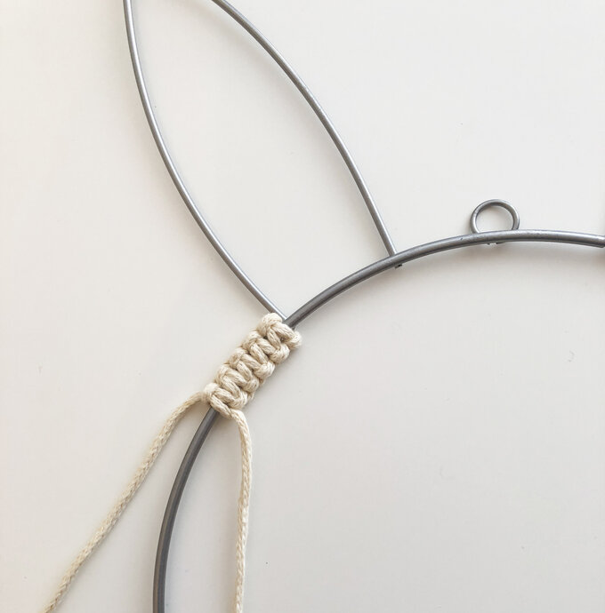 How to Make a Macrame Bunny Wreath | Hobbycraft