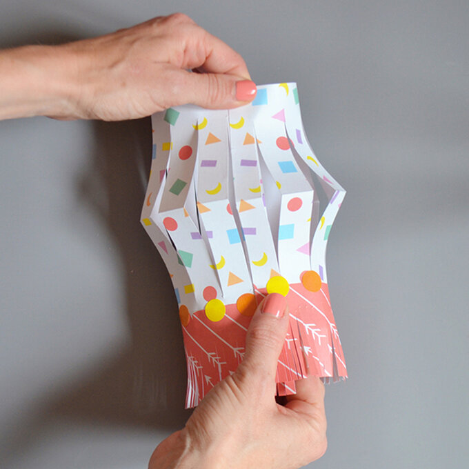How to Make Patterned Paper Lanterns | Hobbycraft