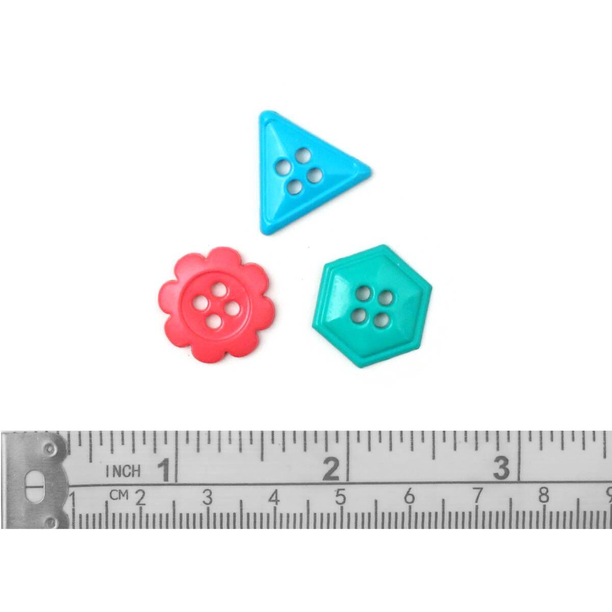 Trimits Carnival Geometry Craft Buttons 20g | Hobbycraft