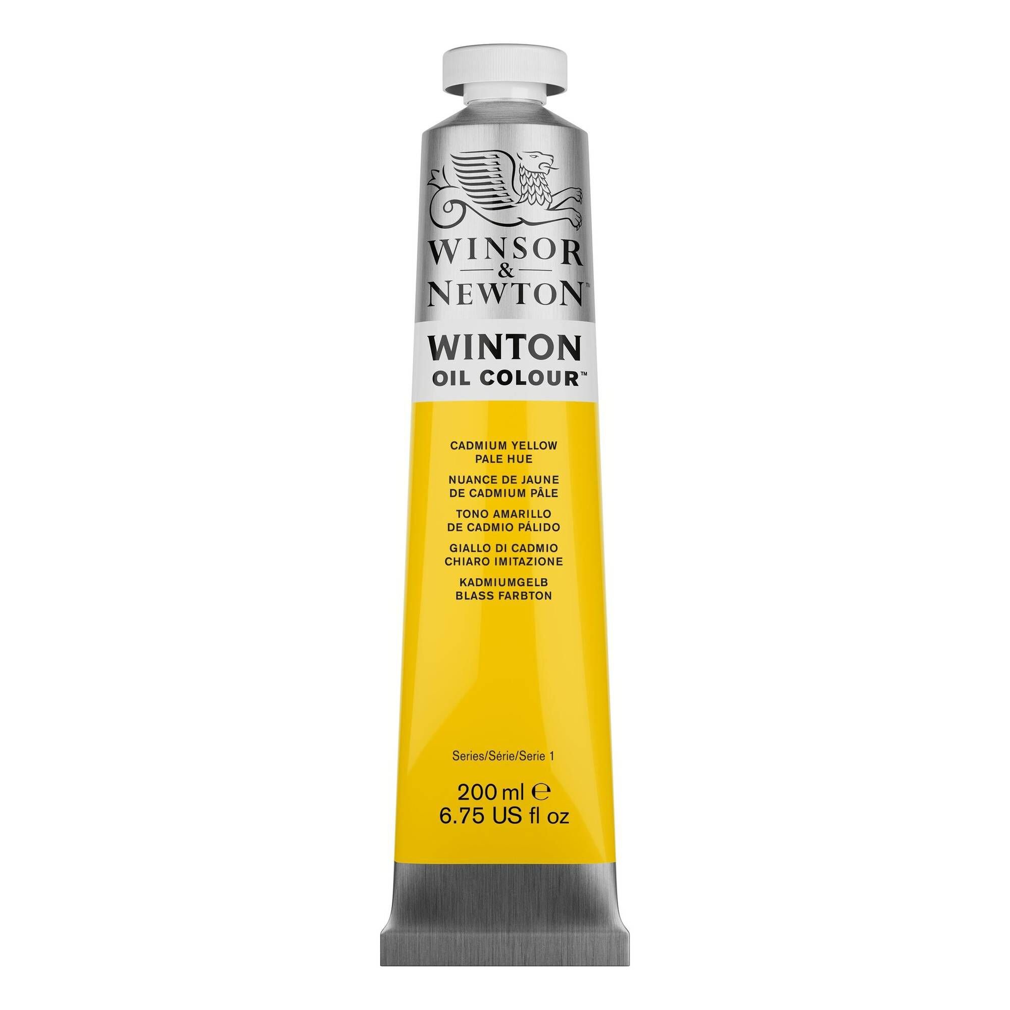 Winsor and Newton Winton Oil Colour Yellow Pale Hue 200ml | Hobbycraft