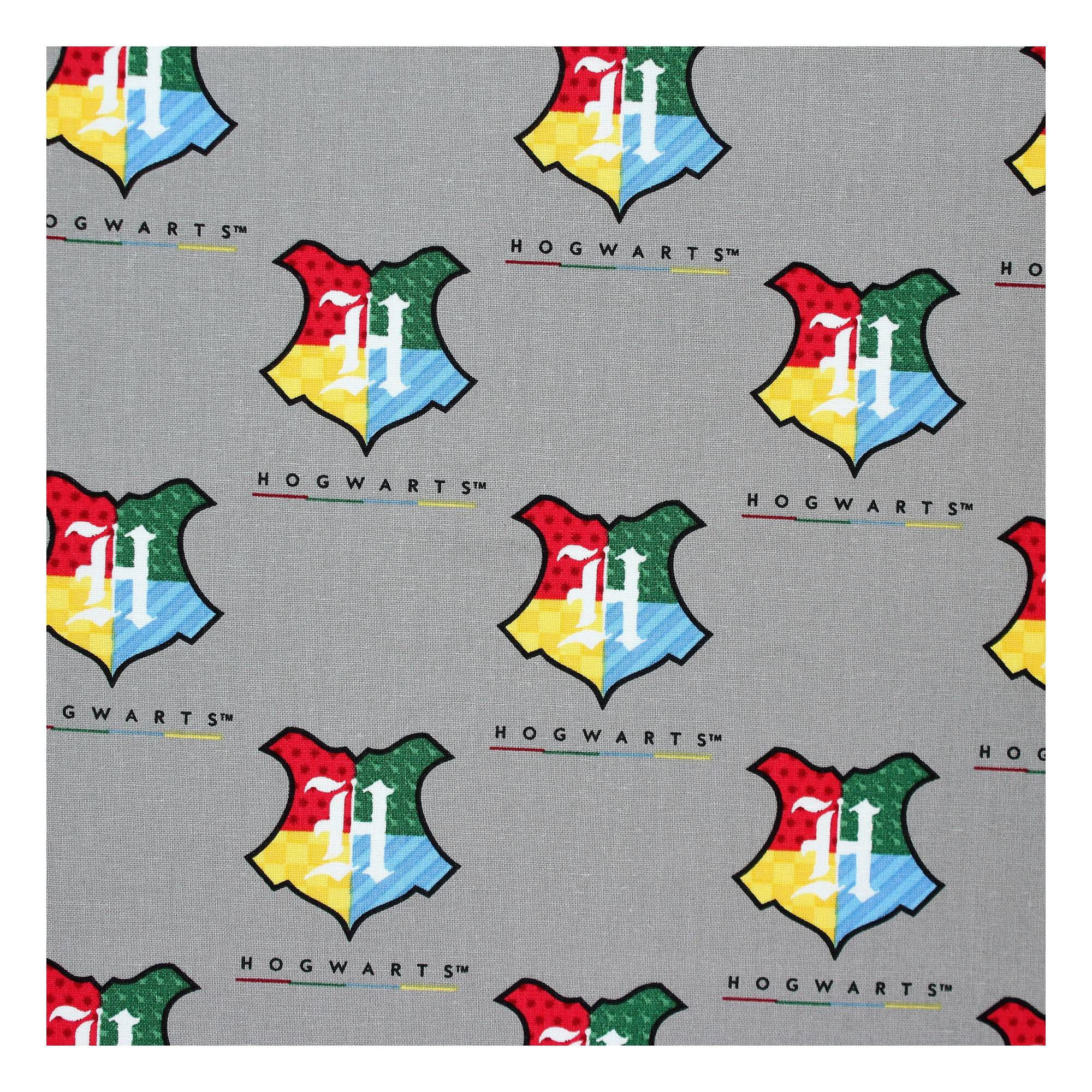 Hogwarts Crest Cotton Fabric by the Metre | Hobbycraft