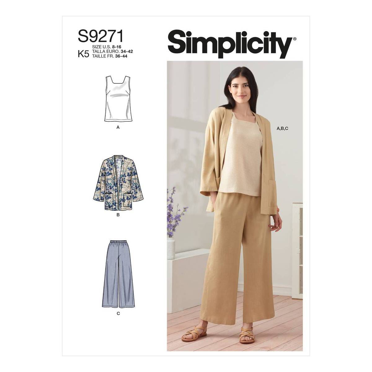 Simplicity Women’s Separates Sewing Pattern S9271 (18-26) | Hobbycraft